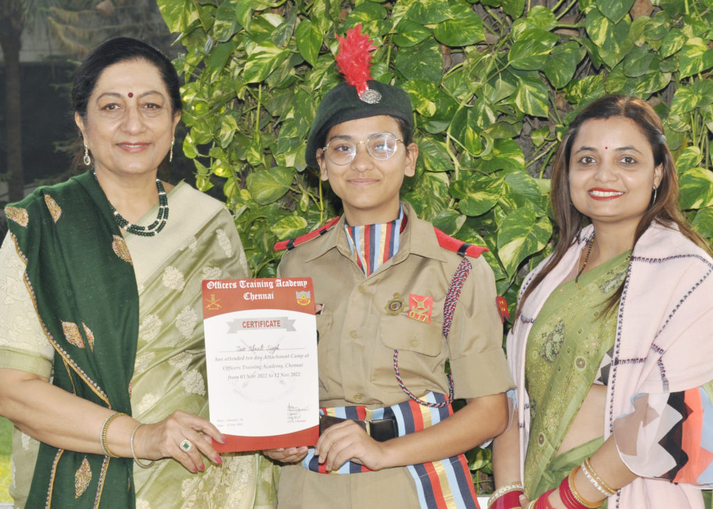 Kanya Maha Vidyalaya KMV NCC Cadet Shruti Singh excels at Officers Training Academy (OTA ...